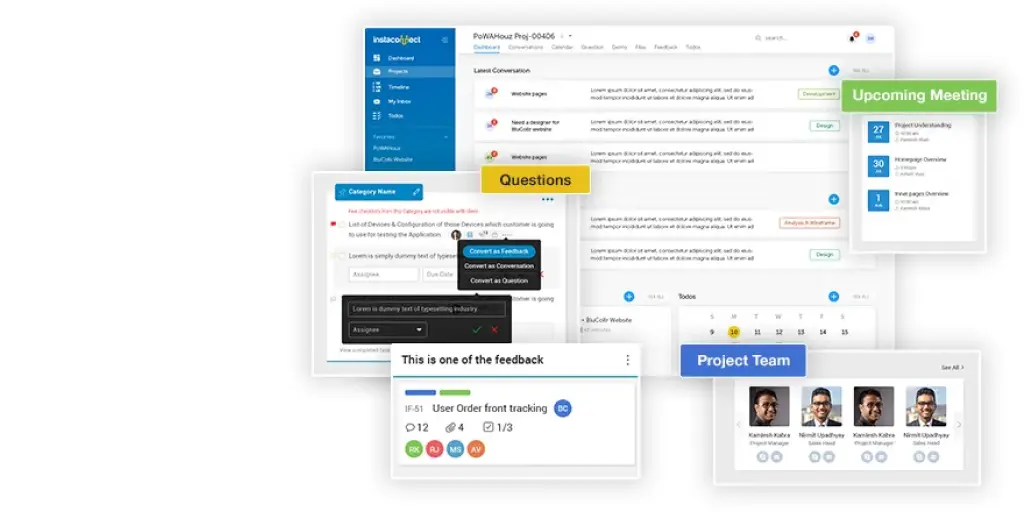 Instaconnect – Project Collaboration Tool by Hidden Brains